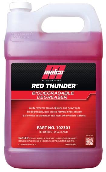 Malco Red Thunder Automotive Cleaner And Degreaser Breaks Down Grease ...