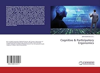 Cognitive & Participatory Ergonomics : Jalil Derakhshan: Amazon.in: Books