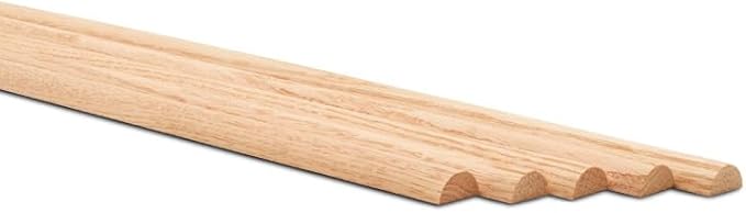 Amazon.com: Split Oak Dowel Rods 3/4-inch x 36-inch, Pack of 25 ...