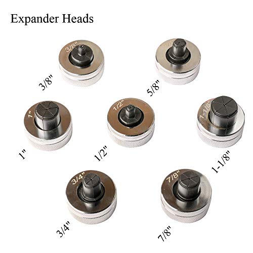 Snapklik.com : Generic Hydraulic Tube Expander Tool Swaging Kit HVAC 3/8
