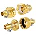 Amazon.com: Joywayus Brass 1/2" Barb x 3/4“GHT Thread Swivel Knurling ...