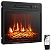 Amazon.com: Tangkula 18 Inches Electric Fireplace Insert, Recessed 1400 ...