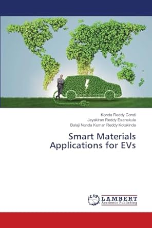 Smart Materials Applications for EVs: Amazon.co.uk: Gondi, Konda Reddy ...