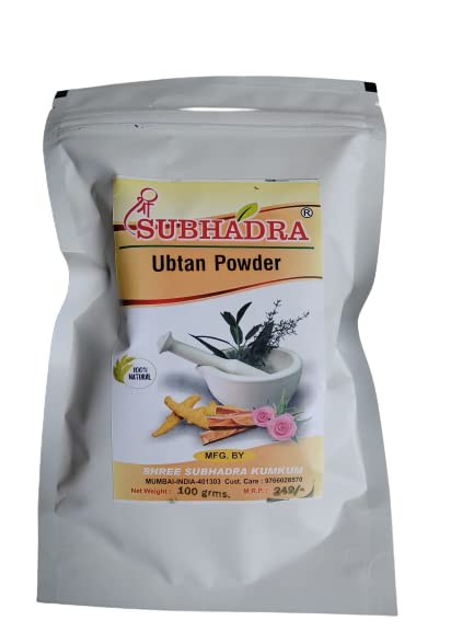 Subhadra 100% Natural Pure Herbal Ubtan Powder for Hair & Face 1 Piece ...