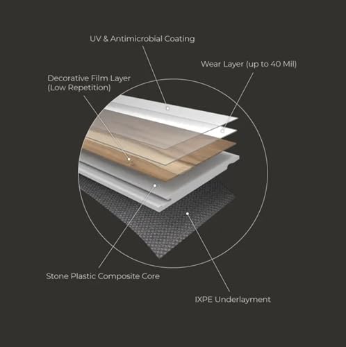 40 Mil Wear Layer Vinyl Flooring