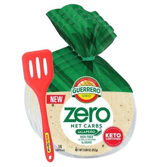 Amazon.com: Guerrero Zero Net Carb Jalapeño Tortillas - 0g Net Carbs ...