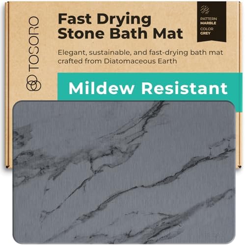 Amazon.com: MATBOT Diatomite Stone Bath Mat, Non-Slip Diatomaceous Earth Mat, Quick Stone Drying ...