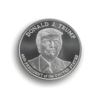 Amazon.com: President Donald J Trump 1oz Silver Round