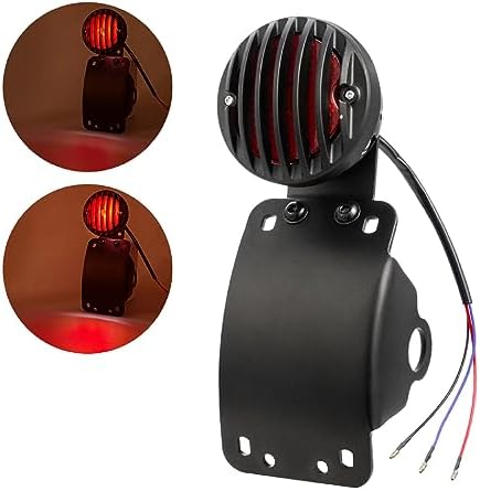 Amazon.com: Amazicha 3/4" Motorcycle LED Tail Brake Light with Bracket ...