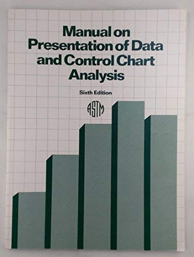 Manual on Presentation of Data and Control Chart Analysis (Astm Manual ...