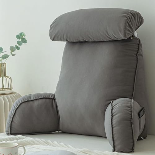 Oreiller De Lecture avec Accoudoirs,Coussin de Soutien du Dos Parfait ...