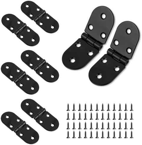 6 Pcs 180 Degree Flip Hinges, Flip Top Hinges, Stainless Steel Door ...