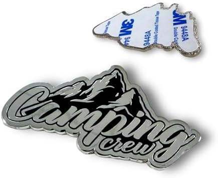 Amazon.com: Camping Emblem Outdoor Emblems Camping Stickers Mountain ...