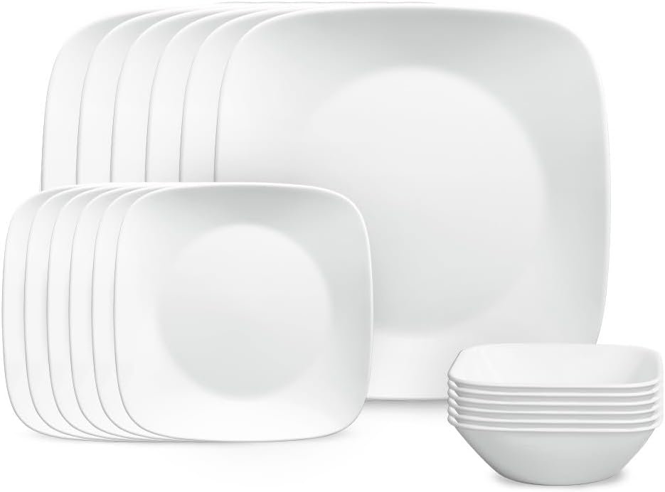 Amazon.com | Corelle Cherish 16pc, Service for 4, Dinnerware Set, 8 ...