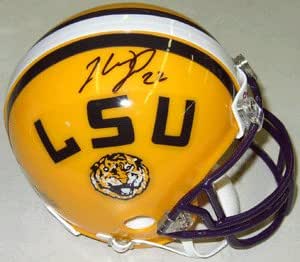Amazon.com : Labrandon Toefield Signed LSU Tigers Replica Mini Helmet ...