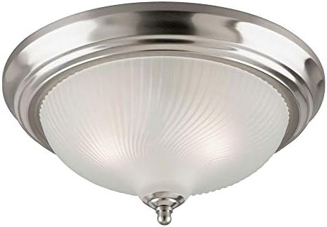 Westinghouse 6430500 Flush Mount Ceiling Fixture A19 13 in. Dia Bx, Two ...