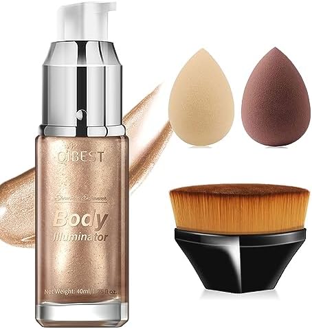 Amazon.com: Body Shimmer Oil, Waterproof Long Lasting Moisturizing ...