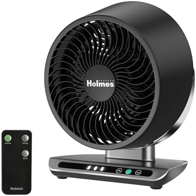 Amazon.com: Holmes 12-Inch Fan | Blizzard Rotating Fan with Remote ...