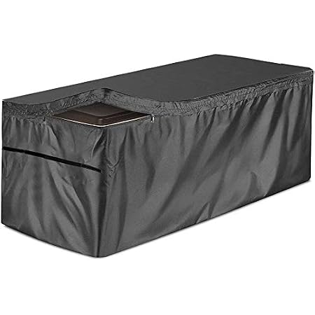 Amazon.com: YardStash Deck Box Cover - Heavy Duty, Waterproof Covers ...