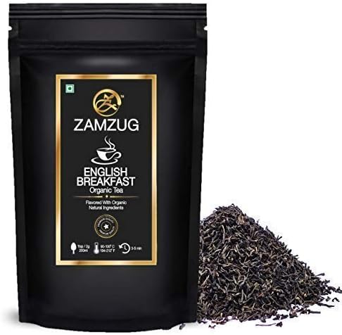 Amazon.com : ZamZug English Breakfast Black Tea -No Additives – Loose ...