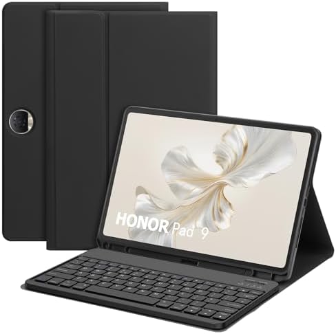 JADEMALL Keyboard Case for Honor Pad X9, Wireless Magnetic Detachable ...