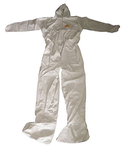 Condor / SinSco - 30C555 - Hooded Disposable Coveralls Cuff, White, M ...