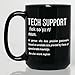 Amazon.com: Tech Support Definition Mug-Funny IT Computer Geek Nerd ...