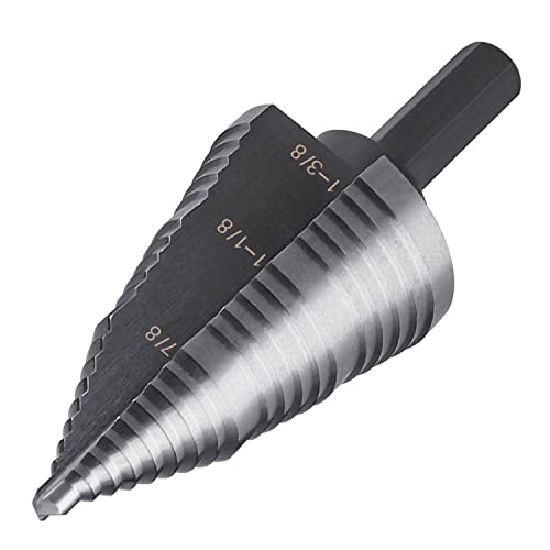 Lichamp Unibit Step Drill Bit for Metal, Genuine HSS M2 Drill Stepper ...