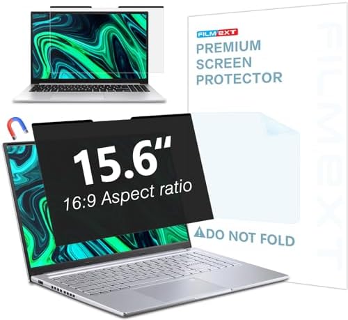 Amazon.com: FILMEXT Magnetic Laptop privacy screen 15.6 inch for 16:9 ...
