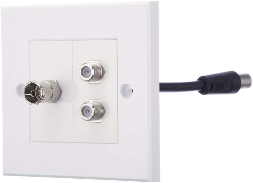 Computer Spares TV Aerial & F Type (Satellite) Faceplates/Wall Outlets ...
