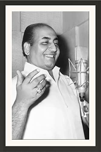 STUDIO AVINASH Mohammad Rafi 2 Wall Hanging Framed Photo Without Glass ...