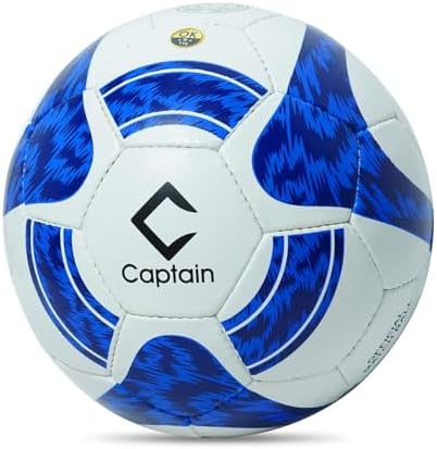 Buy Captain Lead to Win Captain Premier 5 Size Football Hand Stitched ...