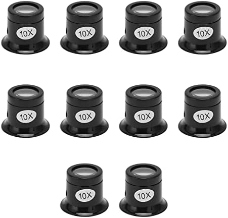 Amazon.com: 10PCS 10X Watchmaker Loupe, Portable Watch Loupe Magnifier ...