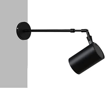Wall Mounted Spotlights Indoor, Long Arm Spotlight Rotatable Track ...