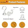 Amazon.com: Ant Mag Magnetic Hooks Heavy Duty with Snap 22lbs Strong ...
