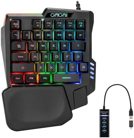 Amazon.com: Razer Tartarus V2 Gaming Keypad: Mecha Membrane Key ...