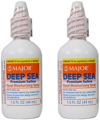 Amazon.com: MAJOR Deep Sea Saline Nasal Spray 1.5 oz (Pack of 2 ...