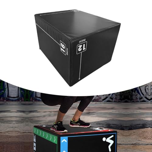 HGZLQKD 3 in 1 Plyometric Jumping Box Jumping Exercise Equipment Plyo ...