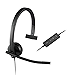 Amazon.com: Logitech H570e Wired Headset, Mono Headphones with Noise ...