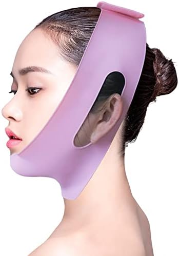 Amazon.com: Reusable V Line Silicone Face Strap, Soft Silicone Chin ...