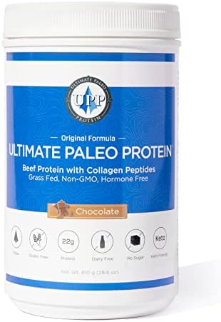 Amazon.com: Ultimate Paleo Protein Powder | Premium Grass Fed Beef ...