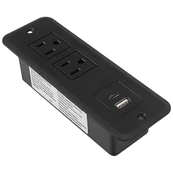Amazon.com: Desk Recessed Power Outlets Socket, Fast PD20W Type C ...