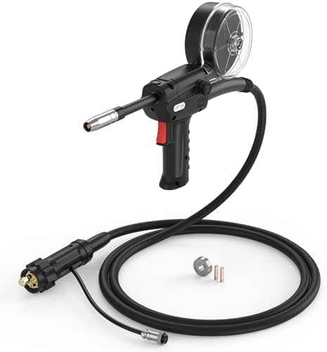 SSIMDER Spool Gun 16ft 200 Amp Aluminum Welding Spool Gun Supports 2 ...