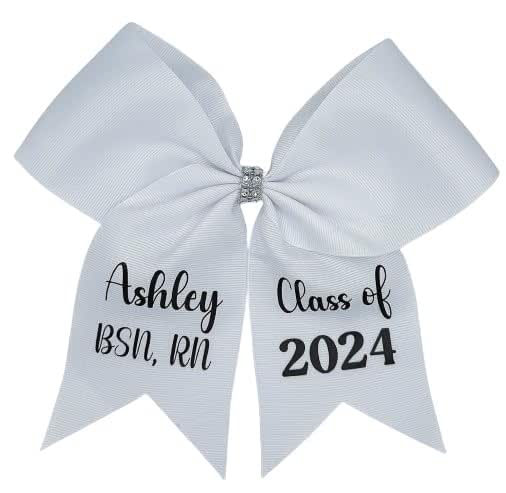 Amazon.com: Custom Graduation Bow, Personalized Graduation Cap Bow ...
