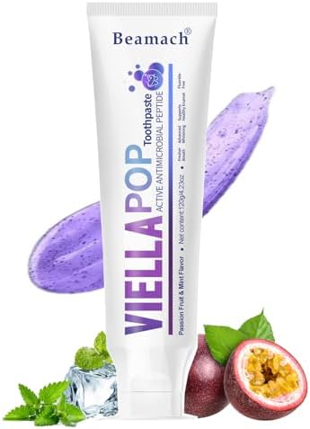 Amazon.com : VIELLA POP Antimicrobial Peptide Whitening Toothpaste ...