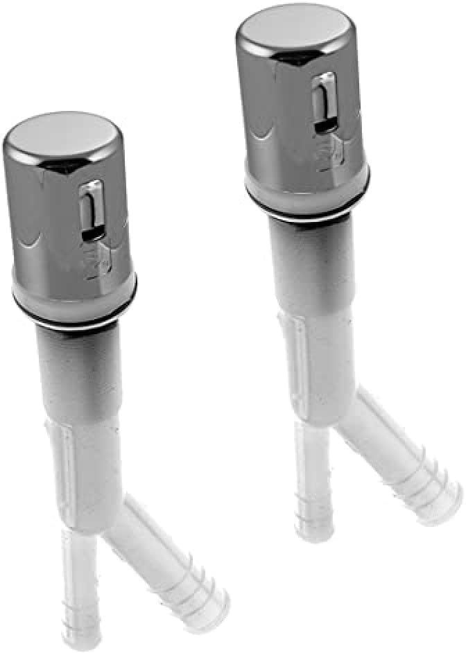Westbrass Plastic Air Gap, 2 Pack, Polished Chrome, D200P-CP-PK ...