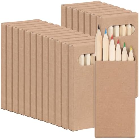 Amazon.com: 24 Set Mini Drawing Class Colored Pencil Bulk for Kid 3.5 ...