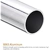 uxcell 6063 Aluminum Round Tube, 32mm OD 29mm Inner Dia 300mm Length ...