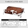 Amazon.com: Swono Decorative Rectangle Table Cloth Cowhide, Farm Animal ...
