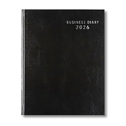 2026 Diary Business A4 Day to Page Black, OzCorp D932 - | 9328800030036 ...